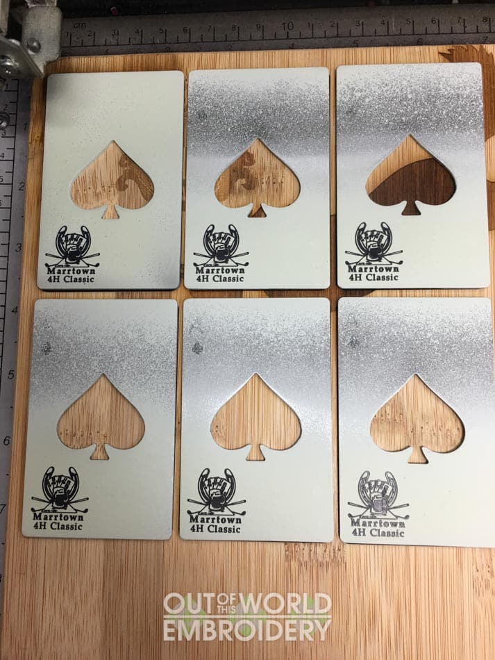 Engraving & Etching - Out of This World Embroidery & Custom Tags